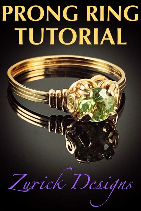 Wire Wrapping Tutorial Prong Ring Setting For Faceted Stone Diy Wire