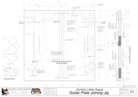Plate Joining Jig Plans Guitar Genone Luthier Services