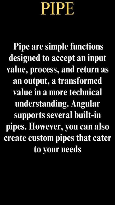 Angular Interview Questions What Is Pipe Coding Angular Angularjs