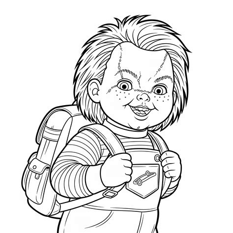 21 Chucky Coloring Pages Download And Color Now