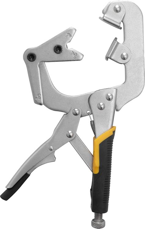 Locking Pepe Clamp 10 Inch This Clamp With Swivel V Shape Pads For Clamping Pipe And Tube To