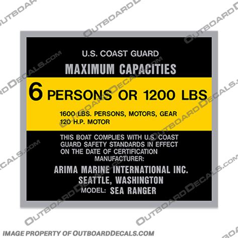 Boat Labelwarning Decals Page 2