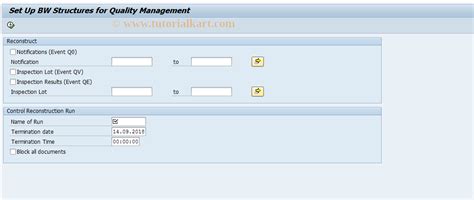 OLIQBW SAP Tcode QM Infosystem Reorganization For BW OLIQBW SAP Tcode QM Infosystem Reorganization For BW