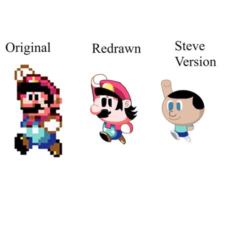 Mario Sprite Redrawn By Rocketspruggs On Deviantart