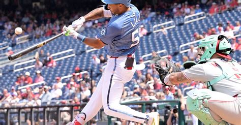 Washington Nationals Rookie Daylen Lile Is A Natural In The Batters Box Federal Baseball