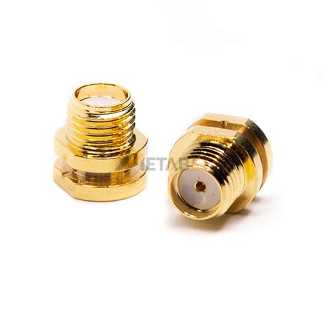 Straight Sma Bulkhead Panel Mount Female Jack Connector Metabeeai
