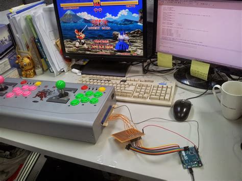 土製大型電玩搖桿轉電腦usb[part 2] 使用arduino轉板