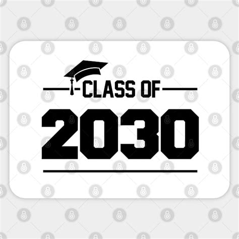Class Of 2030 Class Of 2030 Sticker Teepublic