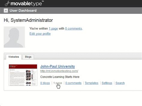 How To Edit A Page In Movable Type Inmotion Hosting