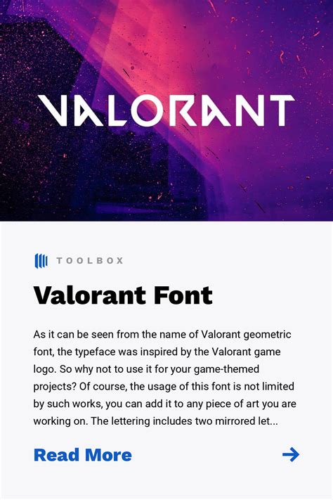Valorant Font