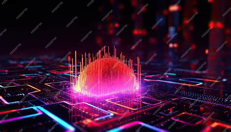 Premium Ai Image Artificial Intelligence Big Data Analysis Neon
