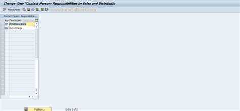 ovka sap tcode sd tab t686c responsibility