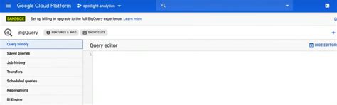 Google Cloud Platform Introduction à BigQuery Sandbox StackLima