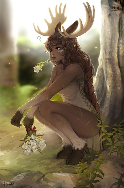 Patreon Moos Monster Girls Character Art Concept Art Characters Fantasy Character Design