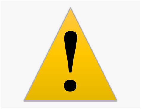 Exclamation Point In A Yellow Triangle Icon Alert Hd Png Download