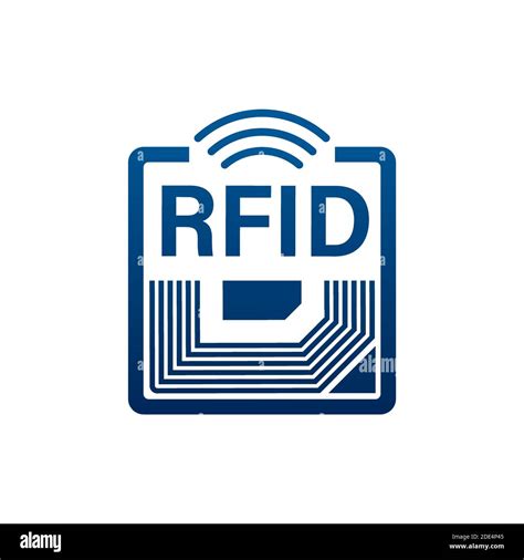Rfid Radio Frequency Identification Technology Concept Digital Technology Vector Stock