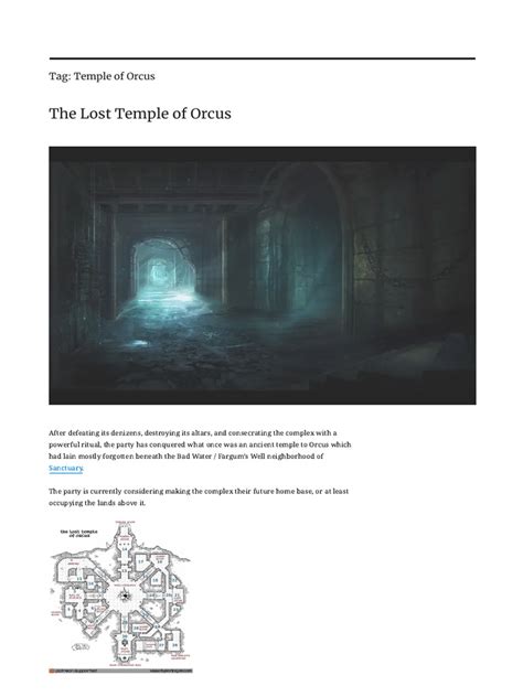 Temple Of Orcus Sanctuary Pdf Altar Temple Of Orcus Sanctuary Pdf Altar