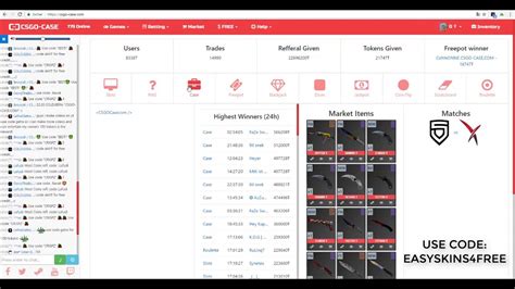 CSGO FREE SKINS CSGO CASE COM CODE INSTANT MONEY YouTube