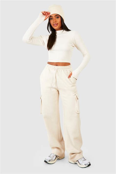 Cargo Pocket Straight Leg Jogger Boohoo Usa
