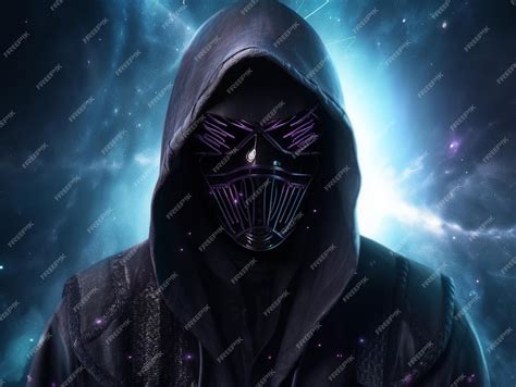 Premium Ai Image Anonymous Robot Hacker Concept Of Hacking Cybersecurity Cybercrime