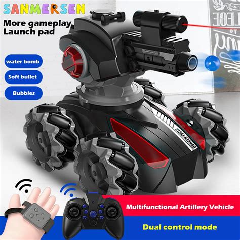 Rc탱크 9ch Rc 전투 탱크 사격 Bb 총알 원격 제어 사격 전자 탱크 Usb 충전 Led 사운드 군사 전쟁 게임 소년 선물 핸드폰닷컴