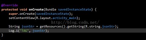 Android项目如何从本地读取json字符串 Csdn博客