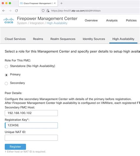 Cisco Fmc Ha Configuration Howtorouteswitch