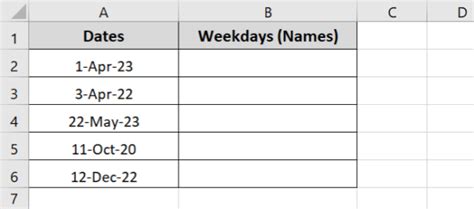 Day Of Week In Excel Weekday Function Explained