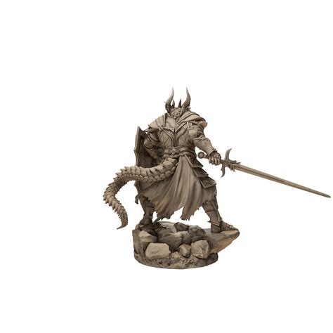 Dragonborn Paladin Miniature Sword And Shield Paintedornot Original
