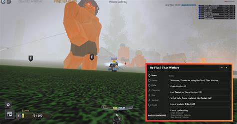 Titan Warfare Script November 2025 Roblox Database