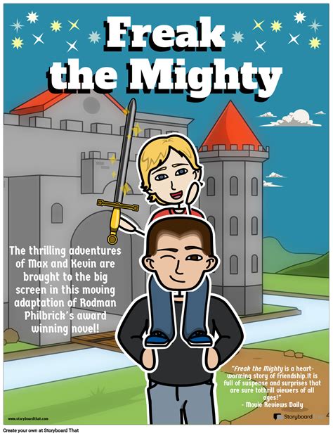 Póster De Película Freak The Mighty Storyboard