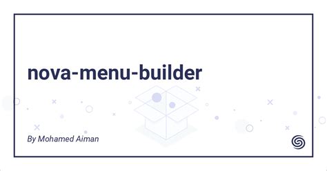 Menu Builder Nova Packages