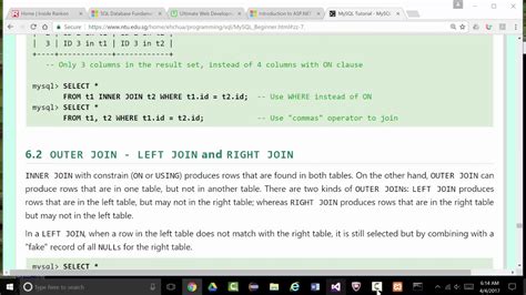 Lecture48 Mysql By Examples For Beginners Part15 Youtube