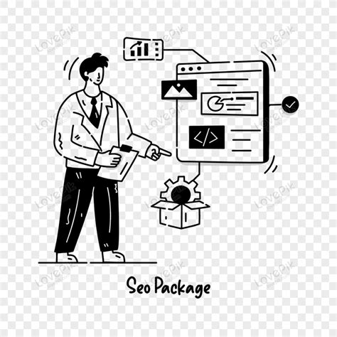 Seo 패키지 의 웹 구독 문자 설명 Png 일러스트 무료 다운로드 Lovepik