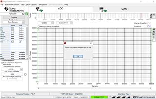 TSW EVM Frame Clock Error In Read DDR To File W ADS AEVM Frame Clock And Bit Clock