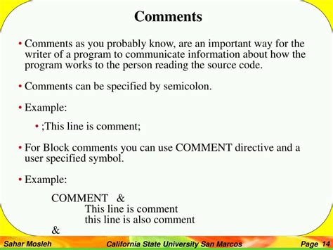 Ppt Introduction To Assembly Language Data Definition Reserve Words