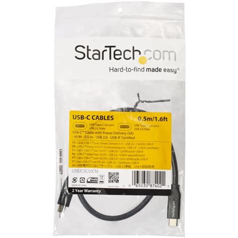 Usb2c5c50cm Usb 20 Cable Male Usb C To