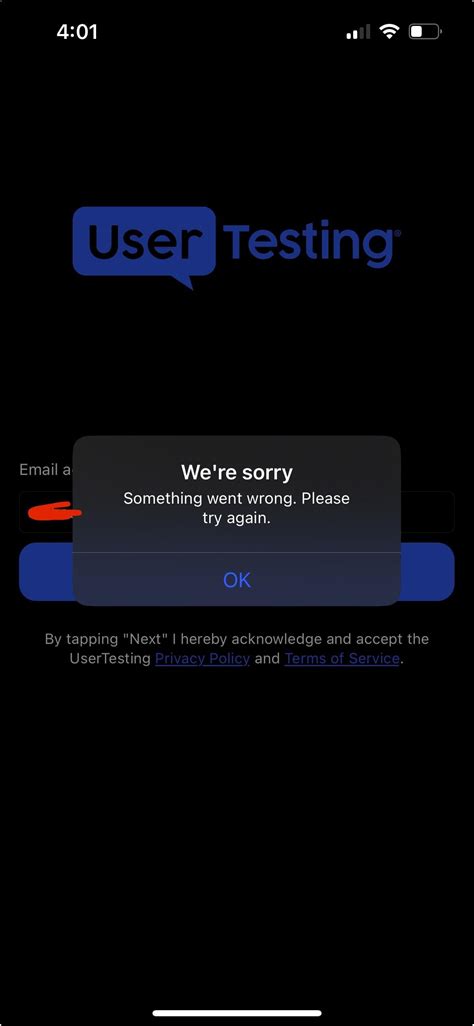 anyone else usertesting not working r usertesting