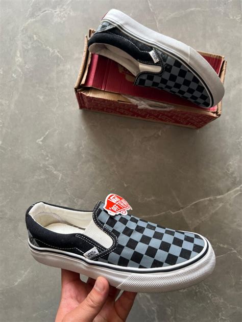 Branded Vans Slip On Checkerboard Girls Weftkart