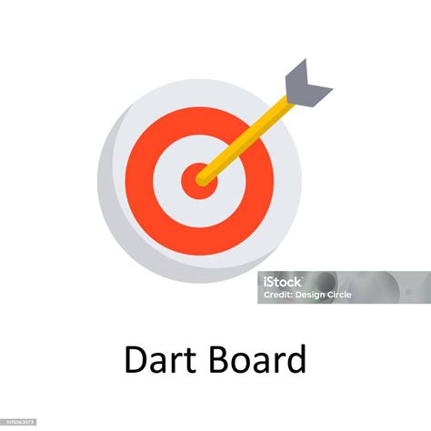 다트 보드 벡터 개요 아이콘 디자인 그림 흰색 배경 Eps 10 파일에 스포츠 및 수상 기호 0명에 대한 스톡 벡터 아트 및 기타 이미지 Istock