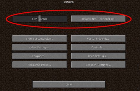 Very Good Games Minecraft Options Menu