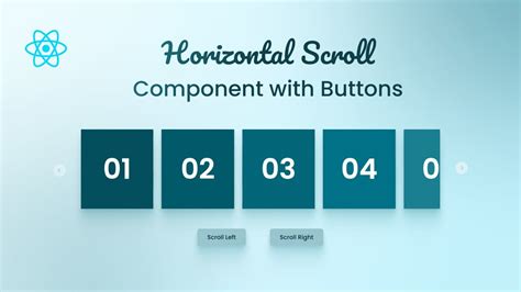 How To Create A Horizontal Scrolling Component With Buttons In React Youtube