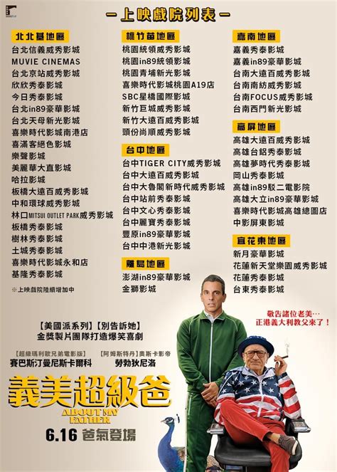 情報 義美超級爸全台上映戲院列表公開 看板 movie 批踢踢實業坊