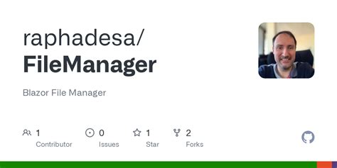 Github Raphadesafilemanager Blazor File Manager