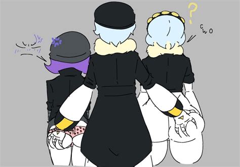 Rule 34 1boy 2girls Angry Ass Ass Focus Ass Grab Beanie Hat Big