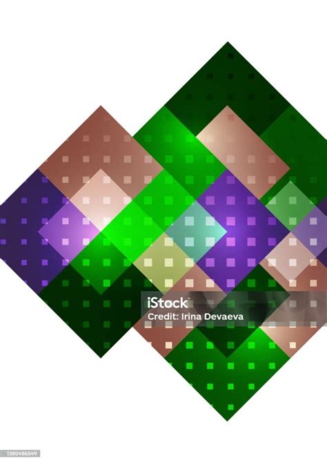 추상 기하학적 배경입니다 현대 중첩 사각형 메시지에 대한 멋진 색상 모양 비즈니스 또는 기술 프레젠테이션 벡터 0명에 대한 스톡