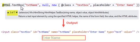 Working With Built In Html Helper Classes In Aspnet Mvc ~ It Tutorials