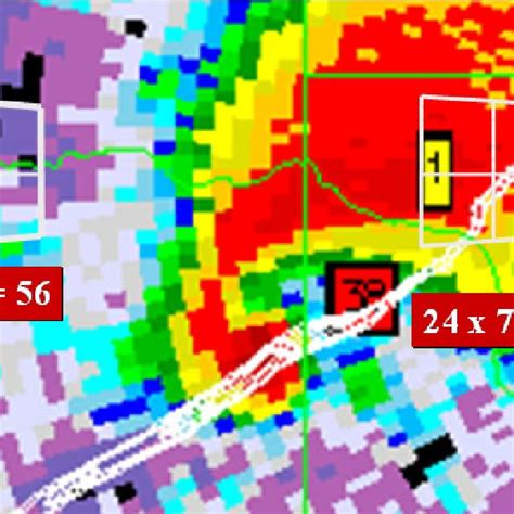 Original Unfiltered Reflectivity Field Overlaid Are Scit Cell Download Scientific Diagram