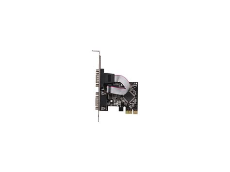 SYBA PCI Express Port DB RS Serial Card With Low Profile Bracket RoHS Model SD PEX