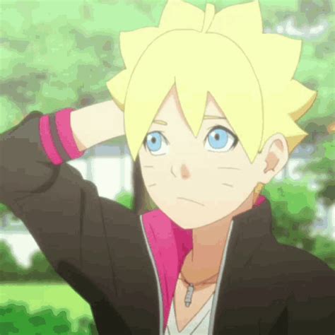 Naruto Worried Smile Thumbs Up Boruto Anime 